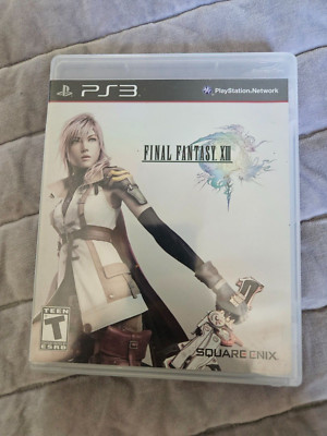 Final Fantasy XIII PS3 CIB (Sony PlayStation 3) Black Label Complete ...