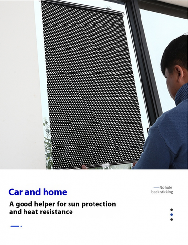 Household Window Sun Protection Punch-free Shading Balcony Shutter ...