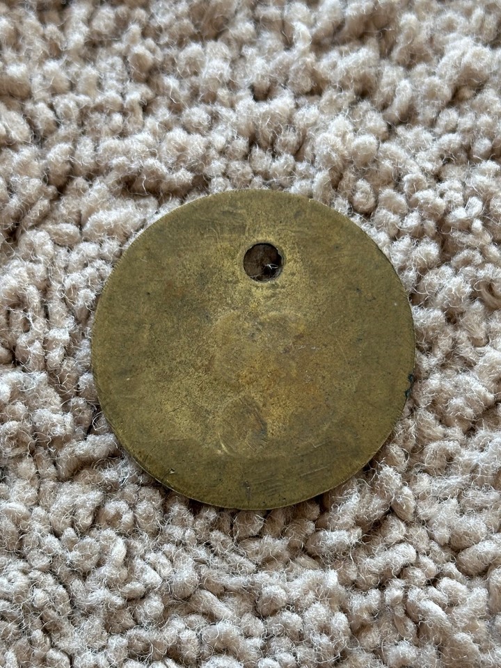 Osceola Consolidated Copper Mine Mining Brass Check Tag Calumet ...