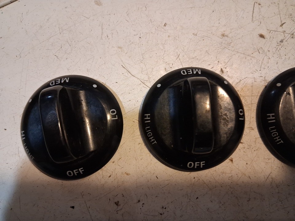 5 Vintage Kenmore Gas Range Stove Burner Control Selector Knobs KIP ...