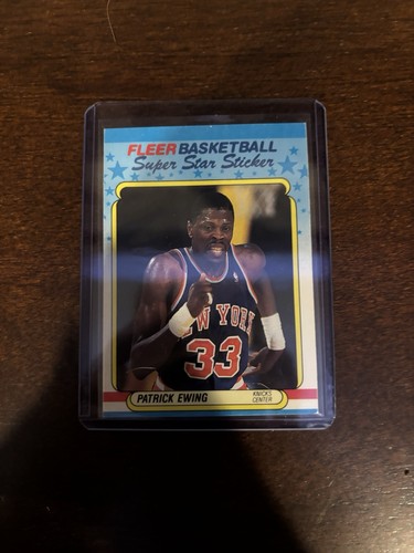 1988-89 Fleer Superstar Sticker - Patrick Ewing #5 | eBay