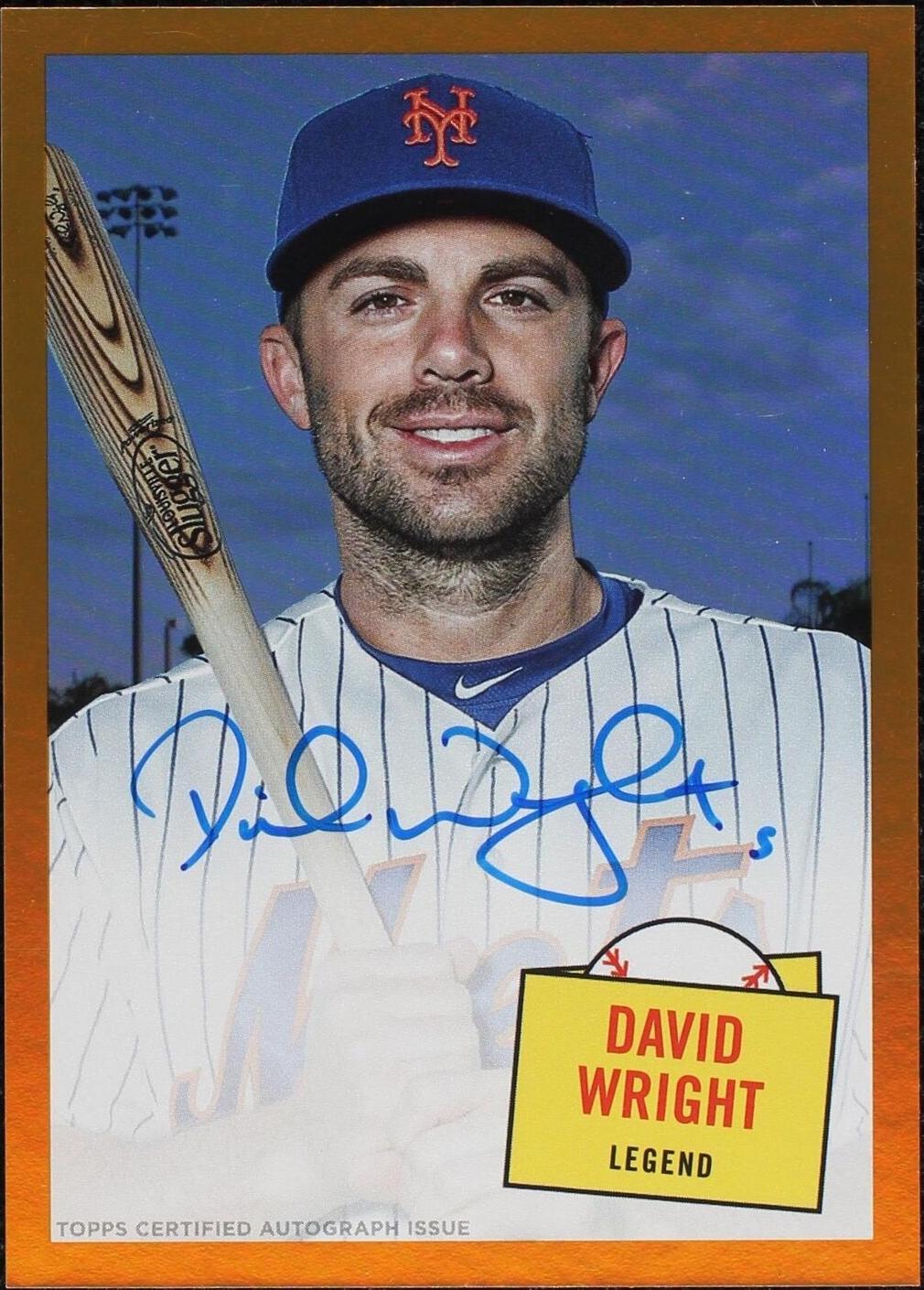 2023 Topps Archives - 1957 Topps Hit Stars Autographs David Wright ...