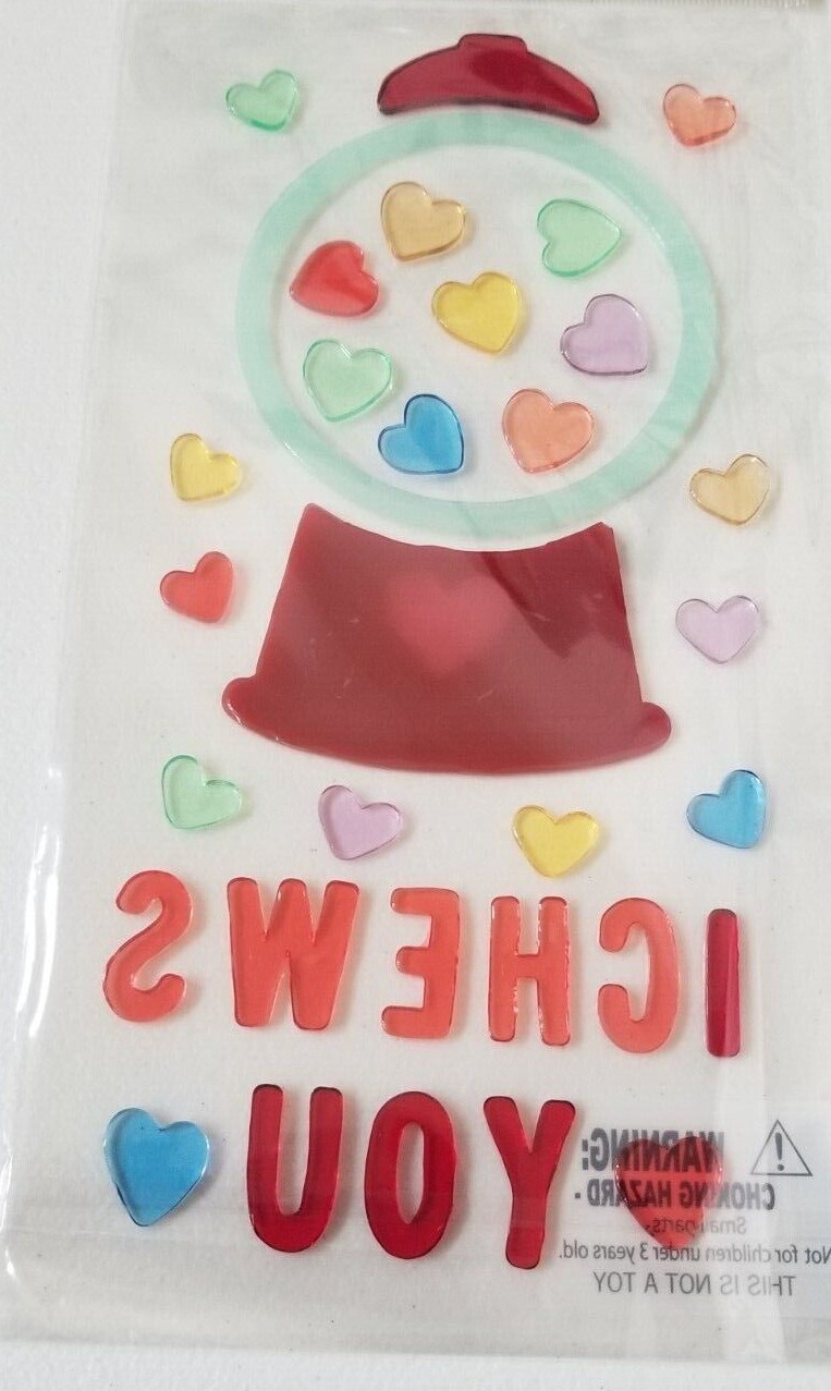 Gel Window Clings I CHEWS YOU Multi Color/ Kids 3+/ School Teachers ...