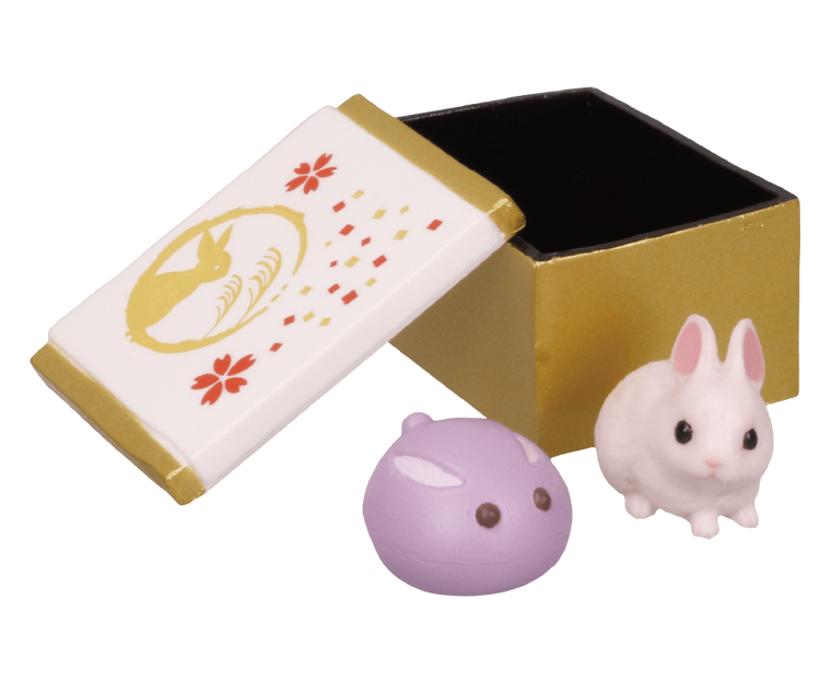 Japanese Blind Box Animal Cute Bunny Trinket Figure Gashapon Food ...