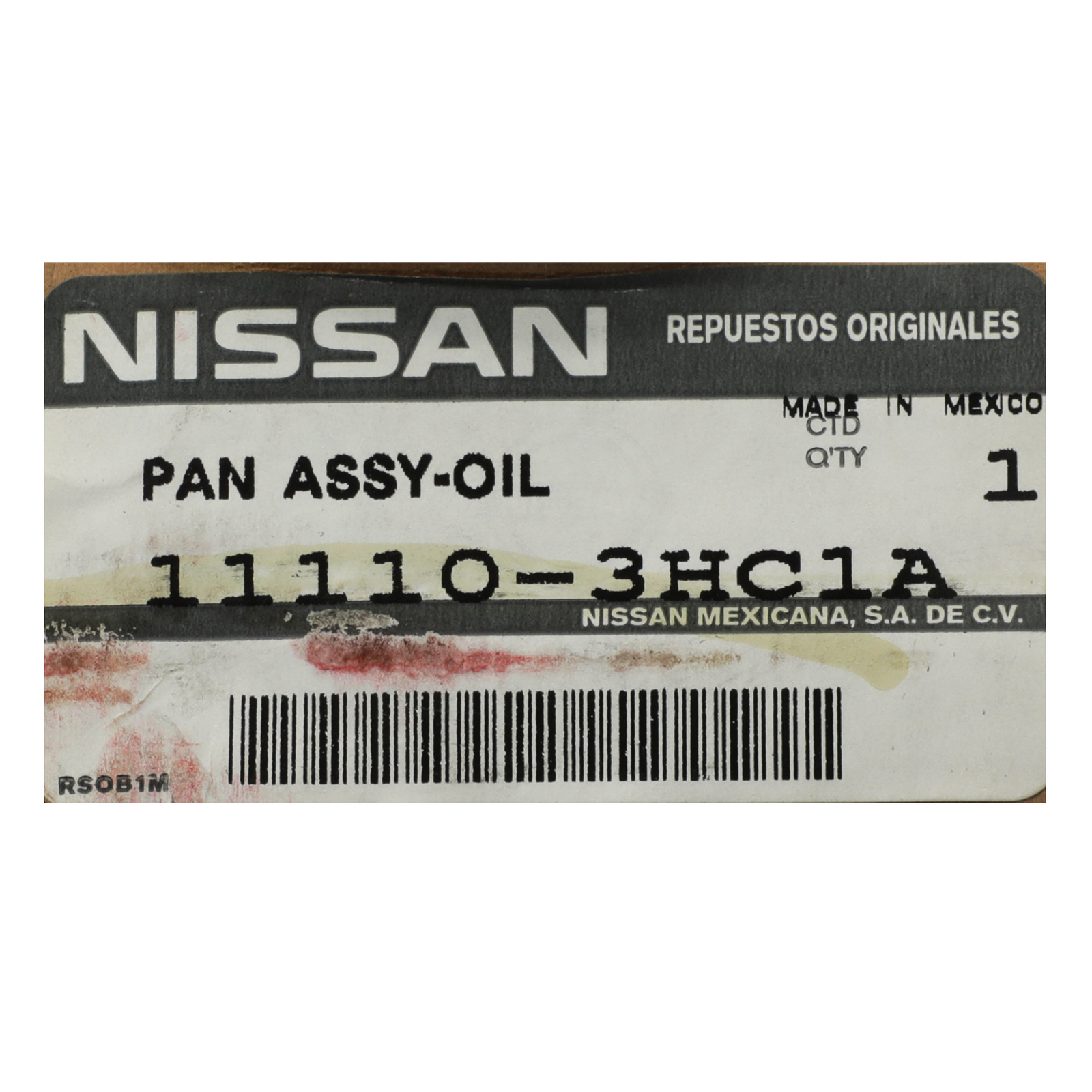 Nissan 111103HC1A Genuine OEM Lower Oil Pan for sale online | eBay