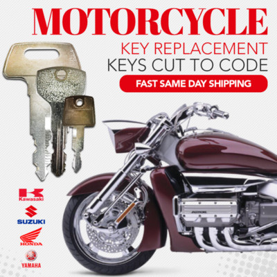 Lost Your Key? Motorcycle Keys Cut To Code - Motorcycle Key Replacement ...