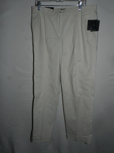 Womens pants size 14W beige khaki pants Liz Claiborne NWT Kylie stretch ...