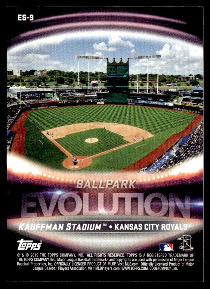 2019 Topps Ballpark Evolution Kauffman Stadium #ES-9 | eBay