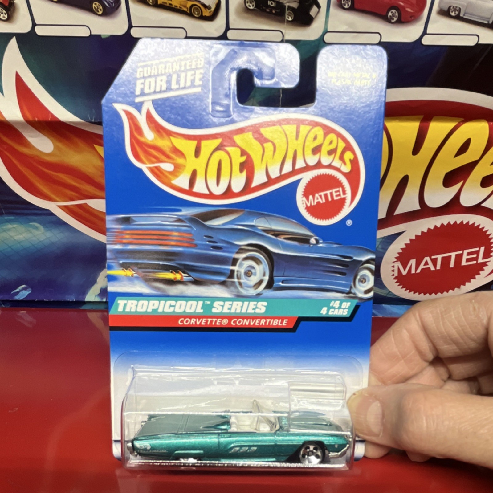 Hot Wheels Tropicool Series Corvette 1:64 error wrong car in package | eBay