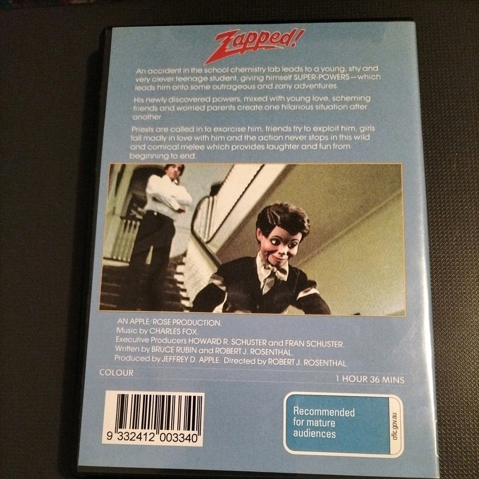 Zapped (PAL Video, 1982) 9332412003340 | eBay Australia