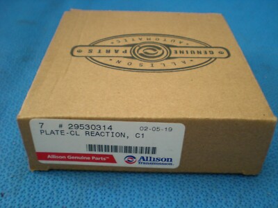 Allison Transmission 7# PLATE-CL REACTION, C1 ( 29530314 ) | eBay