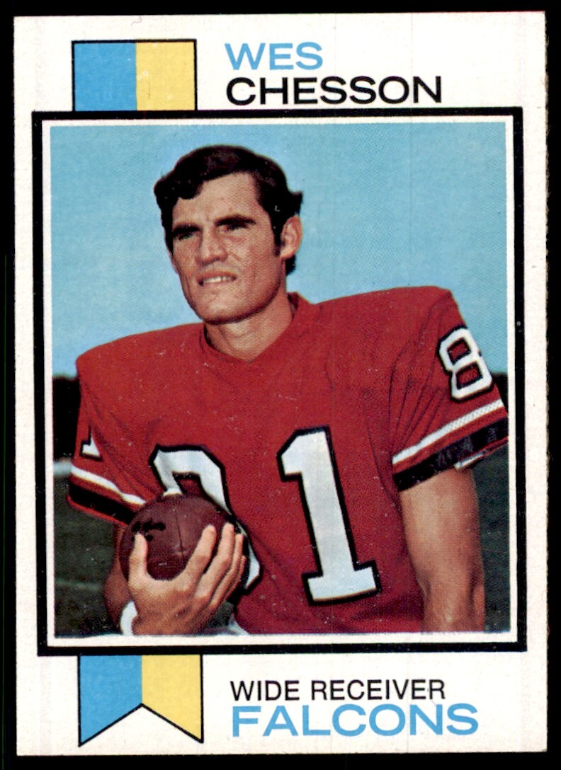 1973 Topps Football Cards Wes Chesson Rookie Atlanta Falcons #281 | eBay