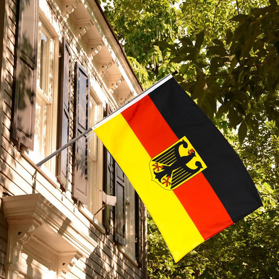 Germany Eagle Flags Polyester Large Germany Eaglehawk Flags with Metal ...