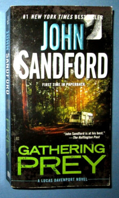 Gathering Prey By John Sandford, A Lucas Davenport Novel, 2016 ...