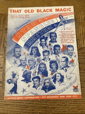 That Old Black Magic Sheet Music | eBay