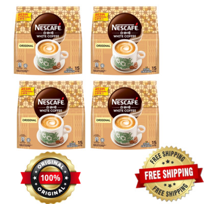 Nescafe White Coffee Original 4 Packs x 15 sticks - Malaysia Coffee ...