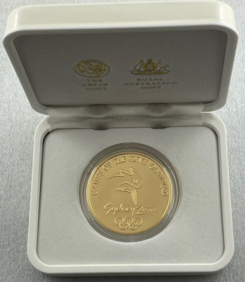 2000 Sydney Olympic Games Gold Coin Series Subscribers Medallion - Gold ...