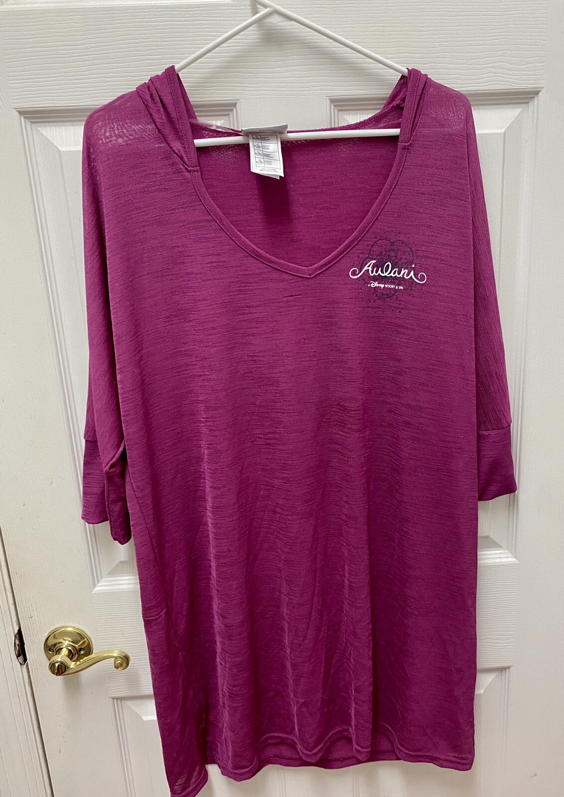 Disney Aulani Resort And Spa Bathing Suit Cover Up Hood XL/XXL Pink ...