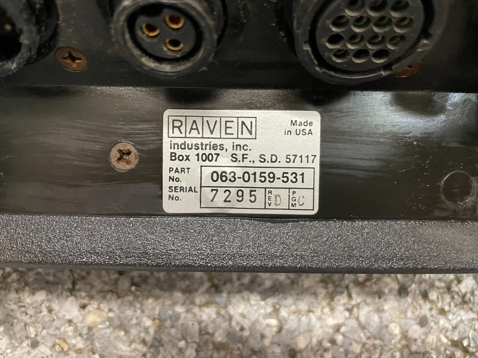 Raven SCS 440 3 Boom Spray Controller - 063-0159-531 Rev D - 1187 ...