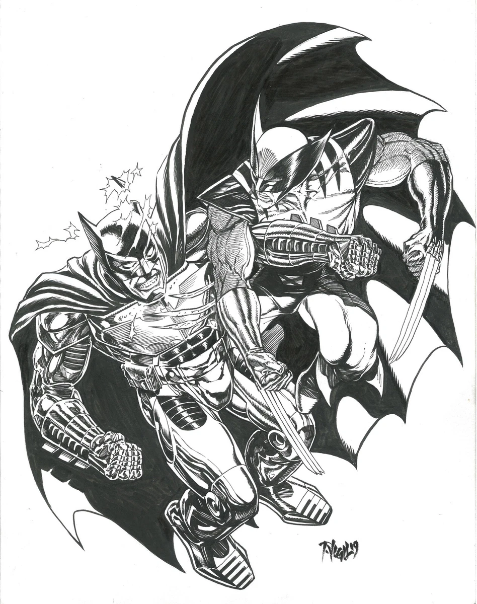Batman Vs Wolverine Comic