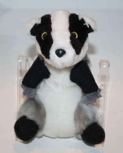 Proud Toy Badger 7" Black White Gray Soft Stuffed Animal Wild Wildlife ...