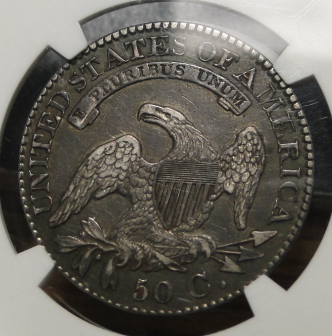 1827 Capped Bust Half Dollar Almost Uncirculated, NGC AU Detail | eBay