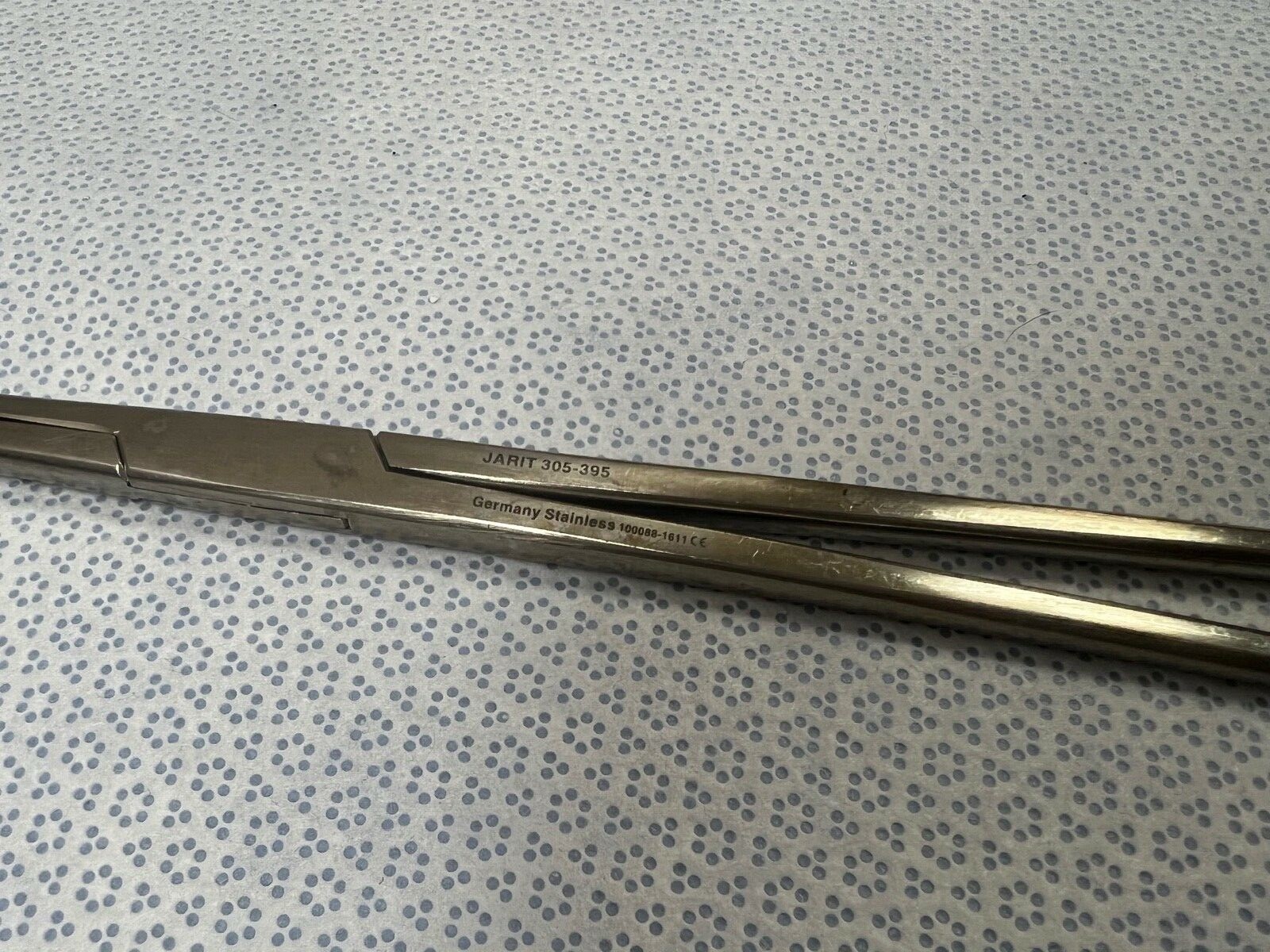 Jarit 305-395 Longitudinal Harrington-Mixter Forcep 12-1/4" Cross ...