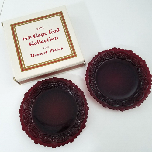 1876 Cape Cod Collection by Avon, Set of 2, DESSERT PLATES, 7½ ...