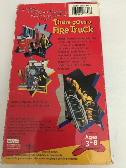 There Goes a Fire Truck (VHS, 2003, Includes Toy) for sale online | eBay