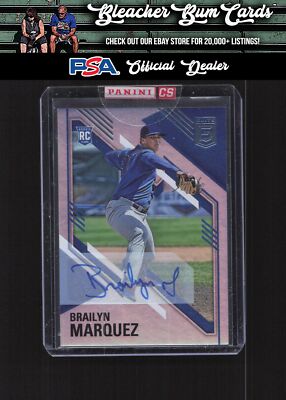 2021 Panini Chronicles 32 Brailyn Marquez Elite Autographs | eBay