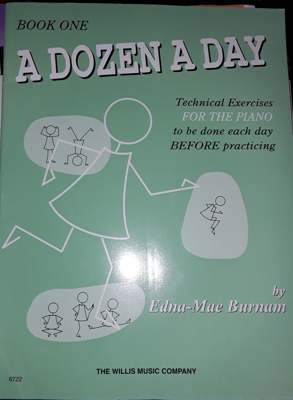 A Dozen A Day Book 1 Edna Mae Burnam Technical Exercises For The Piano Willis Co | eBay