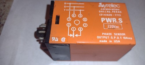 Syrelec RWR.S 220V Phase Sensor, Paint Splotch | eBay