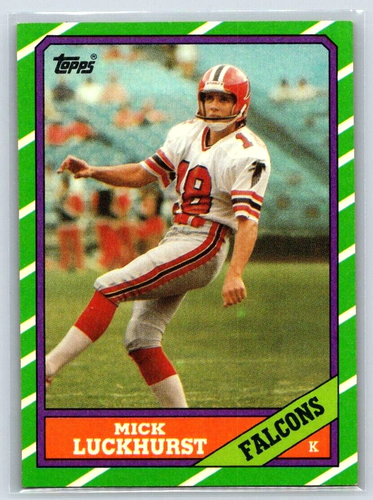 1986 NFL Topps Mick Luckhurst #368 Atlanta Falcons 86-TFBC | eBay