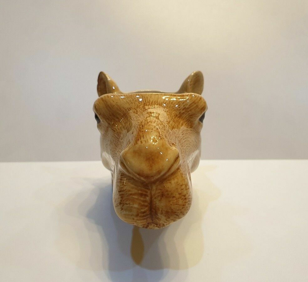 Camel Head Figurine Vase Pot Ceramic Planter Succulent Flower Egg Cup ...