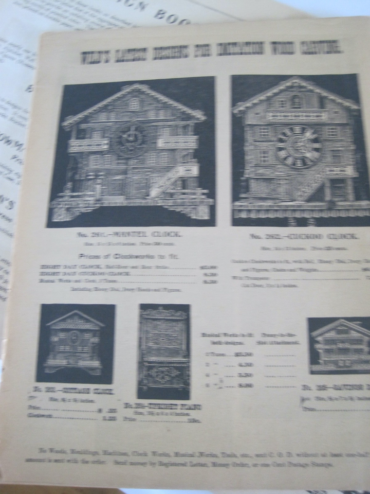 A Revised LIST BOWMAN'S And Russell's Scroll Saw Designs Magazine 1898 ...