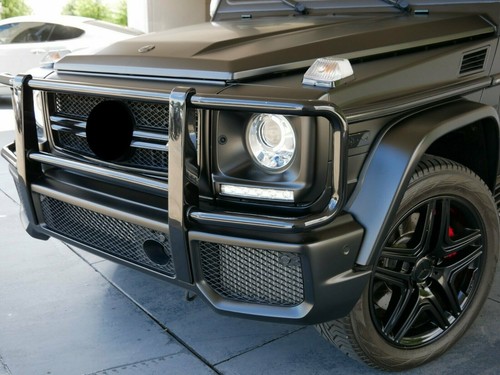 Aftermarket G63 FRONT BUMPER & BLACK FRONT BUMPER GRILLE BRUSH GUARD ...