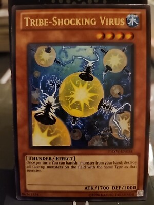 Tribe-Shocking Virus - Rare Foil - Yugioh Water Monster - Vintage | eBay