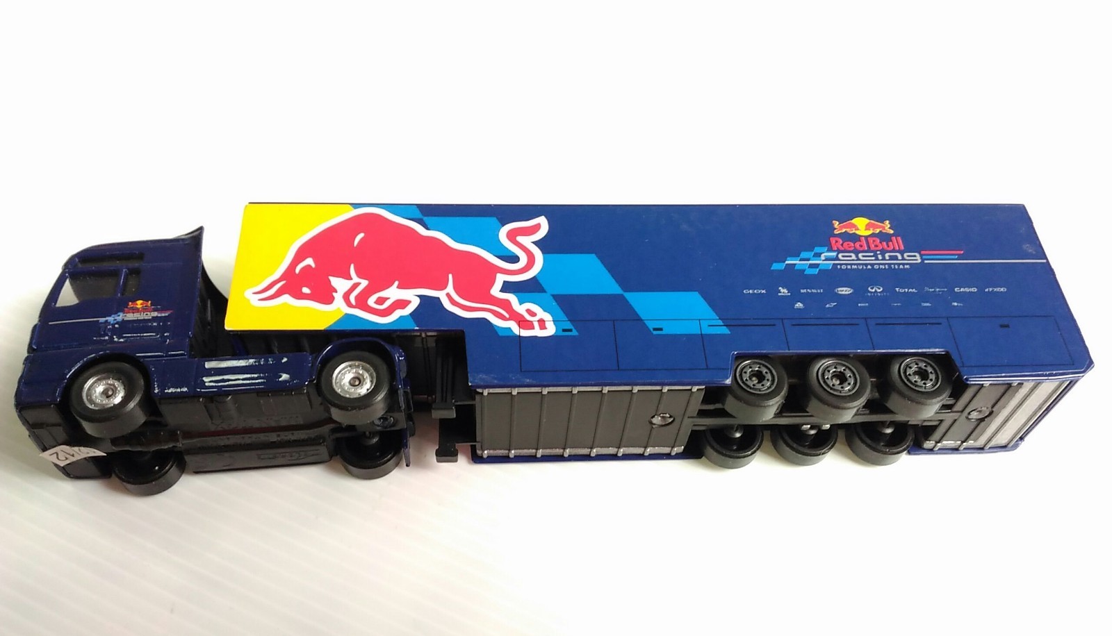 1/87 MAN TGX RED BULL RACING TRUCK MAJORETTE TRANSPORTER CAR DIECAST ...