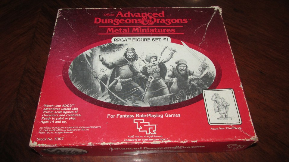 Advanced Dungeons & Dragons 12 metal miniatures Grenadier sets Pewter ...