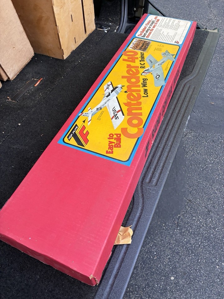 Top Flight Contender R/c Balsa Model Airplane Kit | eBay