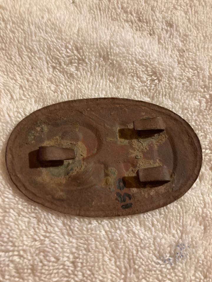 authentic CSA belt buckle from the civil war made pre 1865 | eBay