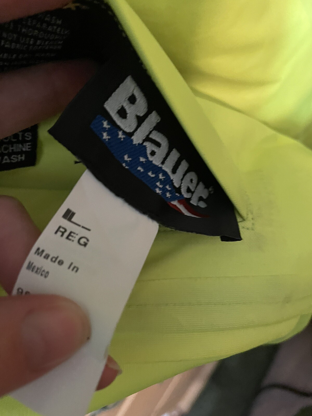 BLAUER 26990 REVERSIBLE RAIN JACKET COAT RAINCOAT GORE-TEX HI-VIS ...