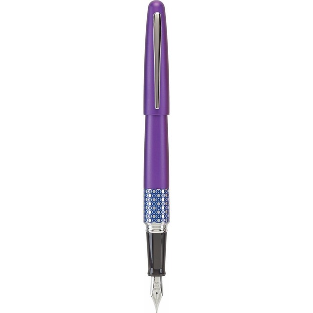 Pilot Mr Retro Pop Collection Fountain Pen Purple Barrel With Ellipse ...