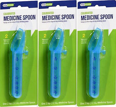 Ezy Dose Liquid Measuring Spoon 2 TSP Capacity ml & tsp calibration ( 3 ...