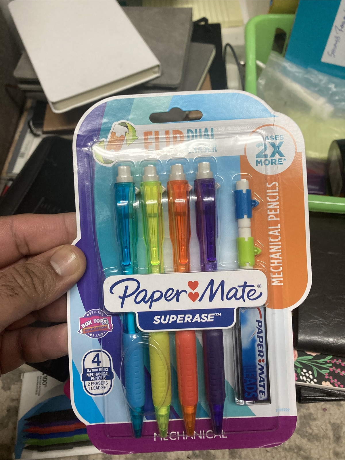 Paper Mate Quick Flip 4 0.7 mm Mechanical Pencils, 2 Eraser, 1 Lead ...