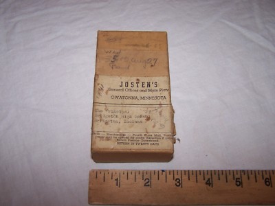Vintage JOSTEN'S Box Addressed to BRIDGETON INDIANA HIGH SCHOOL | eBay