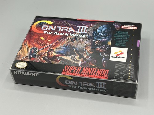 Contra III: The Alien Wars (Super Nintendo SNES, 1992) COMPLETE CIB Nr ...