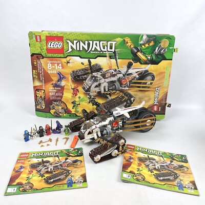 LEGO Ninjago 9449 Ultra Sonic Raider 100% Complete w/ Mini Figs Manuals ...