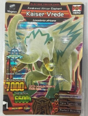 Great Animal Kaiser (GAK) Version 4 Gold Rare Card - Kaiser Vrede | eBay