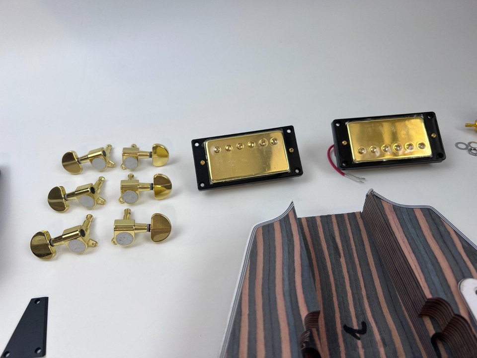DIY Electric Guitar Kits Set Neck Humbucker Pickups FREE SHIP | eBay